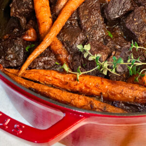 Beef Braised in Red Wine | Thirsty Radish
