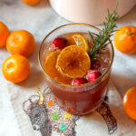 Cranberry Orange Mocktail with Ginger and Spice | Thirsty Radish